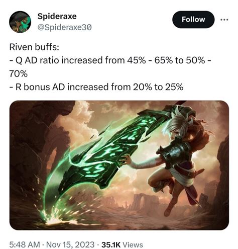 리그오브레전드 인벤 리븐 버프 내용 Lol 탑 게시판