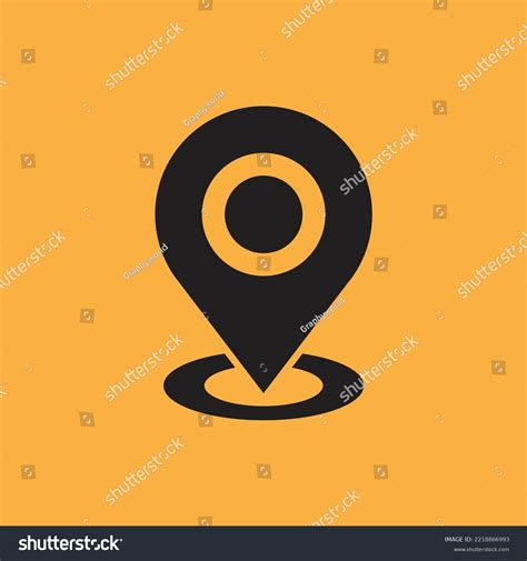 Gps Pictogram Icon Location Icon Pin Stock Vector Royalty Free