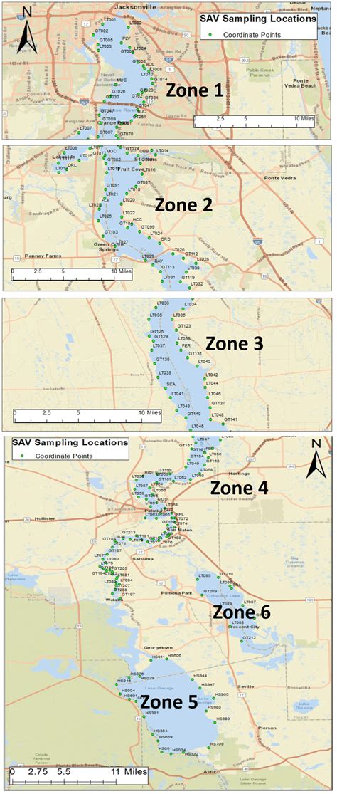St Johns River Map Florida