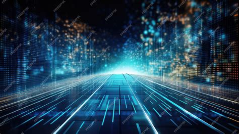 Premium Ai Image System Digital Data Flow Illustration Business