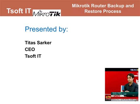 Mikrotik Router Backup And Restore Process PPT
