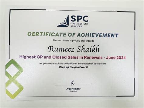 Rameez Shaikh On Linkedin Achievement Teamwork Gratitude Sales