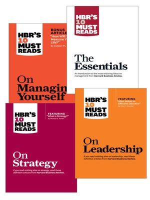 HBR S 10 Must Reads Collection 12 Books By Harvard Business Review