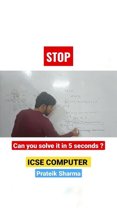 Patterns In Java Patternsinjava Icsecomputer Icse2023 Java Computers Icseclass10boardexam