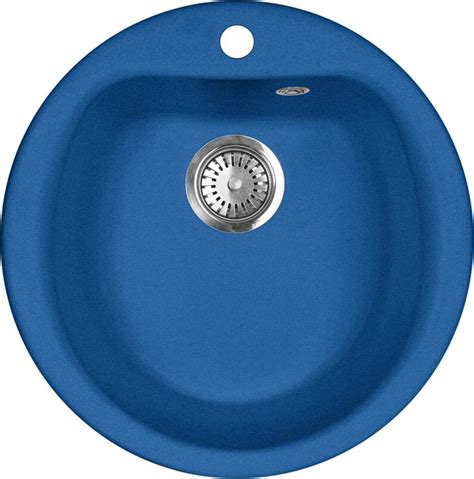 Мойка кухонная AquaGranitEx M-07 (323) M-07 синяя | Frisbee