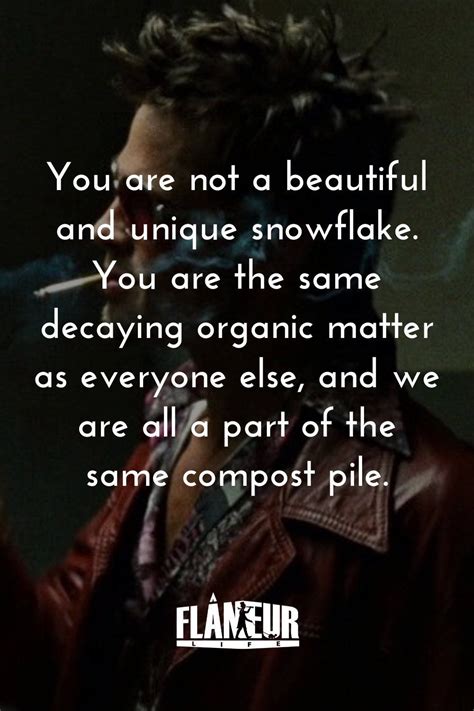 Fight Club Quotes The Ultimate Collection Flâneur Life Fight Club