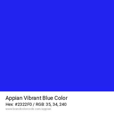 Appian Brand Color Codes