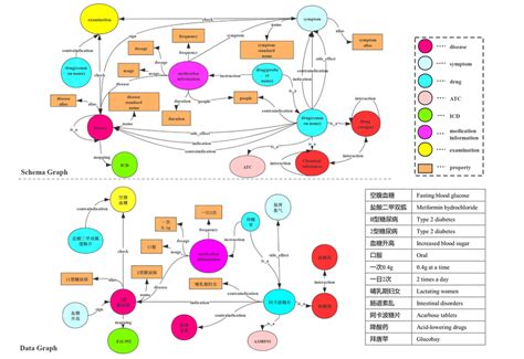 Medical Knowledge Graph Schema Class And A Data Graph Example