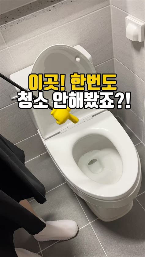 두리니 청소반장 김연주 이곳 한번도 청소 안해봤죠😚 변기 청소를 자주 하는 편인데도 물때가 금방생겨 지저분해 진다면