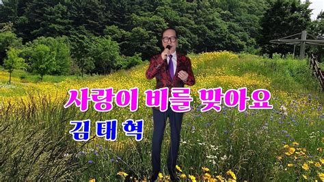 김태혁 사랑이비를맞아요 정규앨범 제3집cover Ver수록곡 가사첨부 Ds Music Youtube