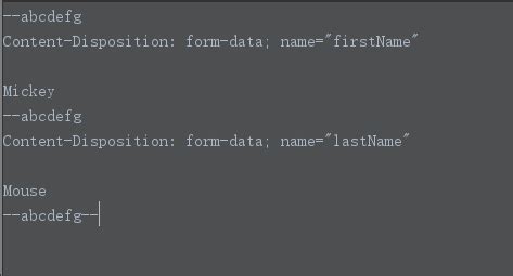 POST 请求的两种编码格式application x form urlencoded 和 multipart form