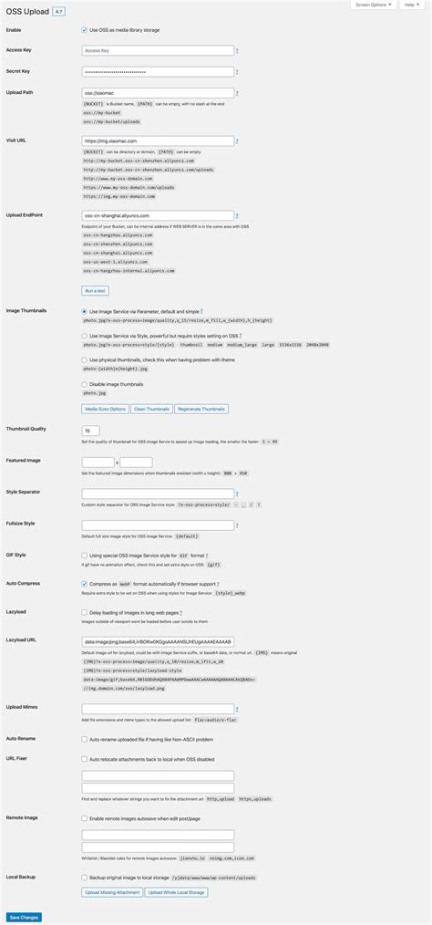Wordpress 용 Oss Upload 다운로드