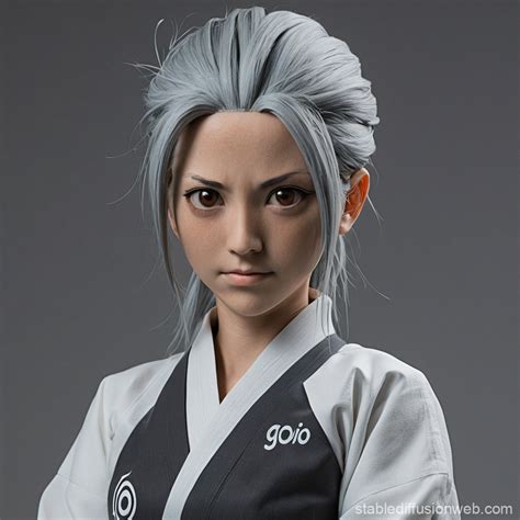 Female Gojo Character Stable Diffusion Online