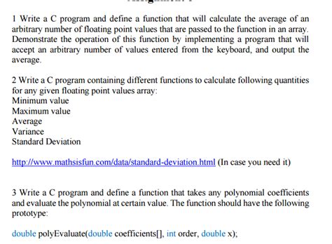 Solved Write A C Program And Define A Function That Will
