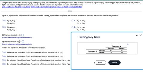 Solved B The Test Statistic And C The Critical Value Chegg