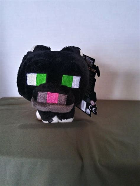 Jinx Minecraft Tuxedo Cat Plush Stuffed Toy Multi Color 8 Tall