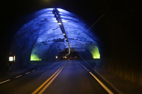 挪威的Laerdal隧道世界上最长的公路隧道照明空的技术高清图片下载 正版图片307869433 摄图网