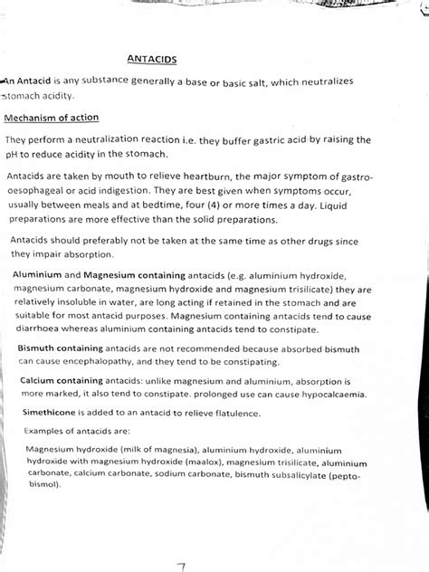 Antacids Pdf