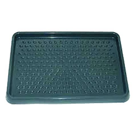 Поставка за мокри обувки гумена 78 х 37см черна Masterhaus