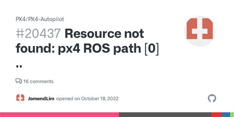 Resource Not Found Px4 Ros Path 0 · Issue 20437 · Px4px4