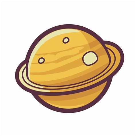Ilustración del planeta Vector Premium
