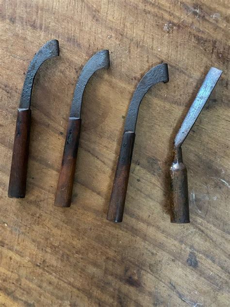 Early Malaya Era Rubber Tapping Tools Set Smaller Size Hobbies