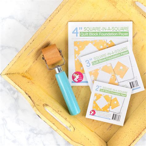 Square In A Square Quilt Block Foundation Papers