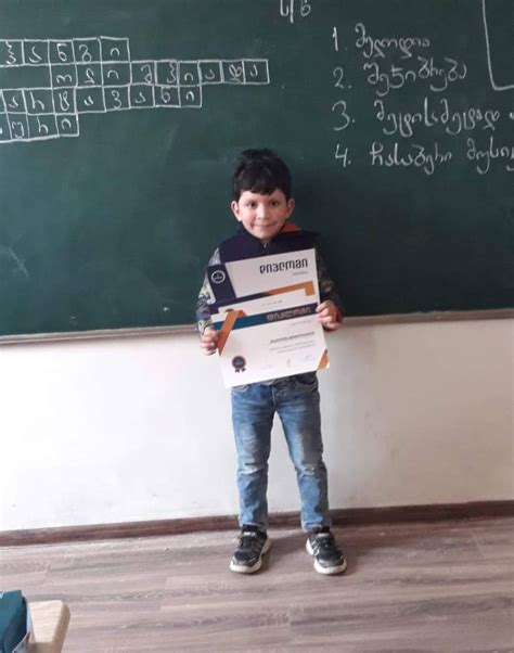 სოფიო ხელაძის პორტფოლიო მოსწავლეთა წარმატებები