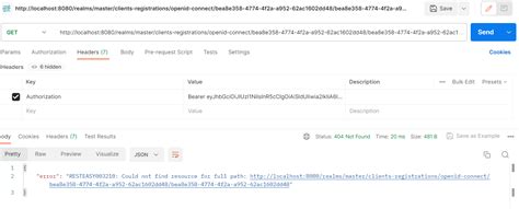 Realm Client Update Via PUT Returns Invalid Registration Client Uri