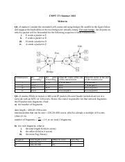 Midtermsolution Pdf Cmpt Summer Midterm Q Marks Consider