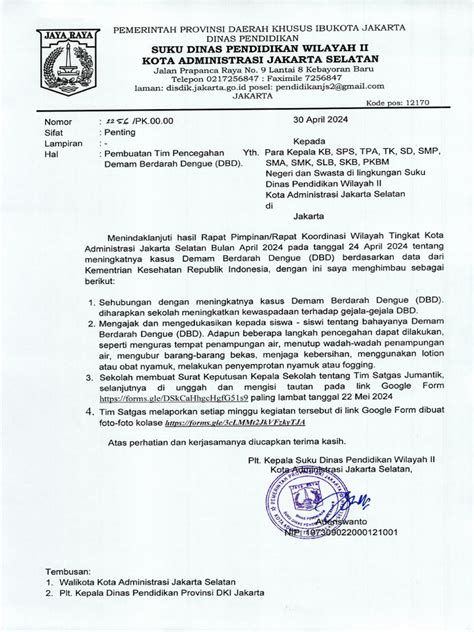 Pembuatan Tim Dbd Dan Melaporkan Setiap Minggunya Pdf