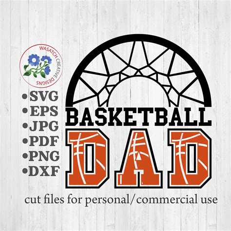 Basketball Dad SVG SVG Files Basketball SVG Cricut Files Etsy