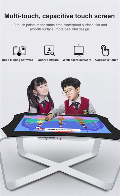 X Type Intelligent Interactive Touch Coffee Table