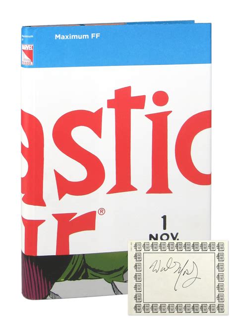 A Visual Exegesis Of Fantastic Four I Walter Mosley Signed Bookplate