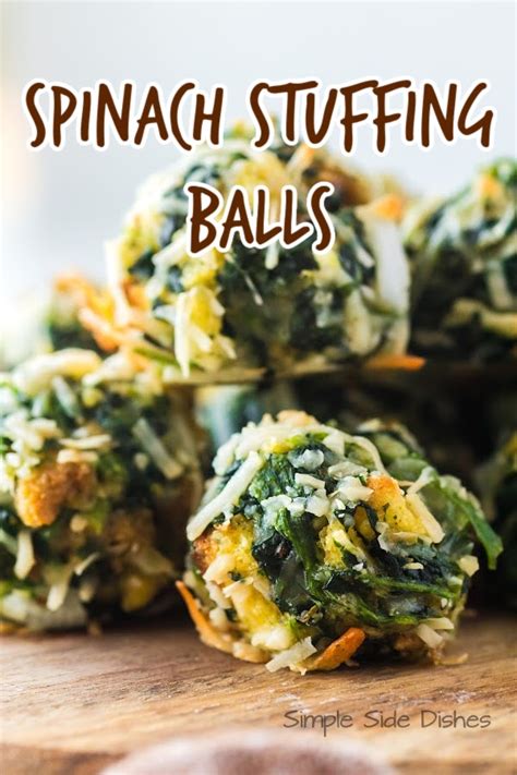 Spinach Stuffing Balls