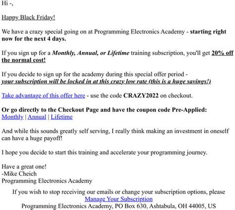 Programming Electronics Academy The Deal Is Here Invest In Yourself