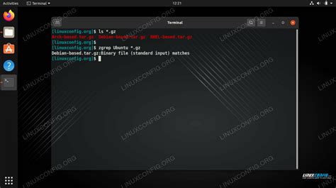 Search The Contents Of Compressed Gzip Archive File On Linux Linux