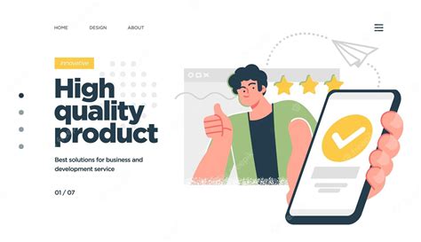 Premium Vector Landing Page Template Of Developing Computer Software
