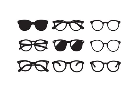 Eyeglasses Stock Silhouette 46804973 Vector Art At Vecteezy