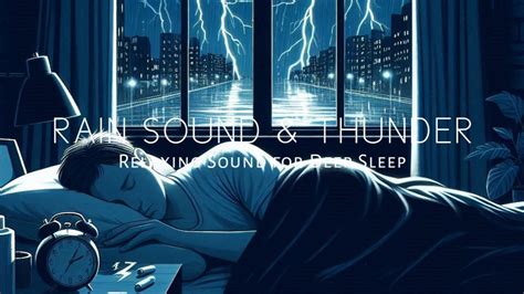 Heavy Thunderstorm Sounds Relaxing Rain Thunder And Lightning Ambience