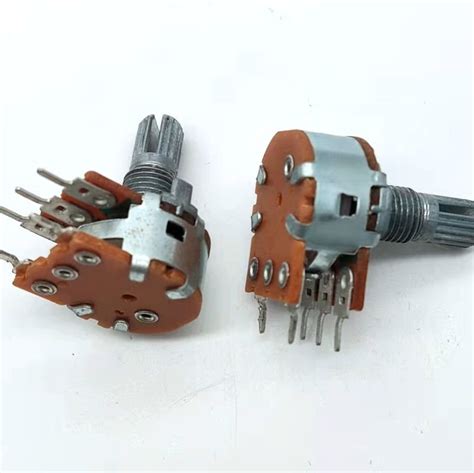Carbon Film Single Rotary Potentiometer 3db 3 Position Pcb B500k With