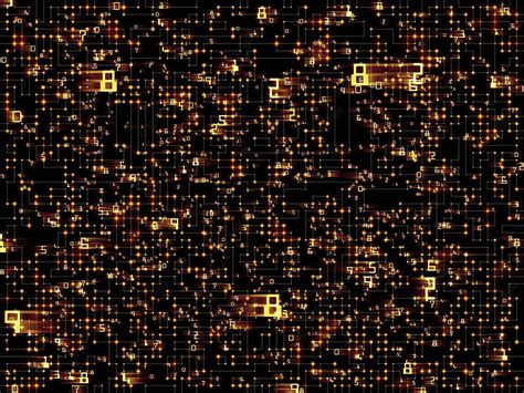 Network Processing Pattern Wallpaper Golden Photo Background And