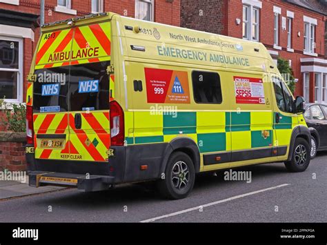 North West Ambulance Service Nhs Emergency Ambulance Vehicle On Call