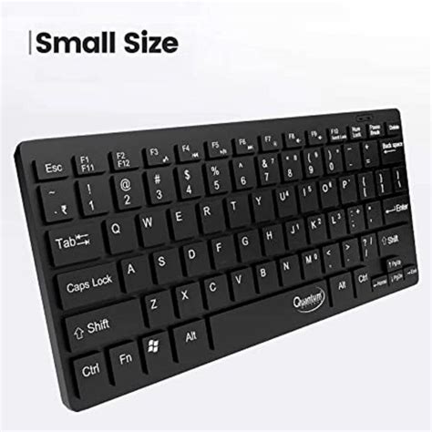 Quantum QHM7307 Mini Spill Resistant USB Wired Slim Keyboard With Size Small At Rs 395 Piece