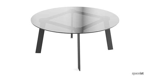 Blade Glass Round Meeting Table Spaceist