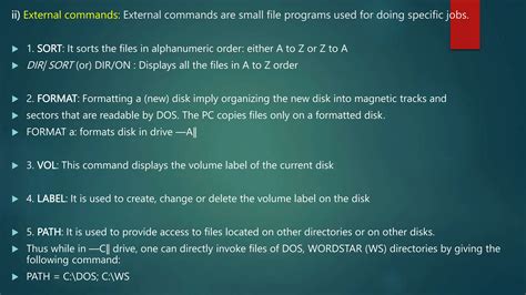 10 ms dos and its commands pptx related to pptx operating systems