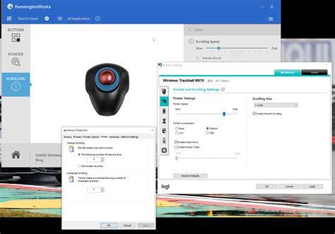 Scrolling Issue With Both Logitech M570 And Kensington Orbit Details