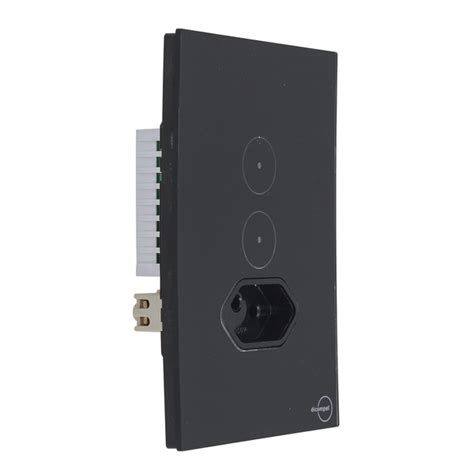 Conjunto Interruptor Touch Pad Tomada P T A Preto Vetro Leroy Merlin