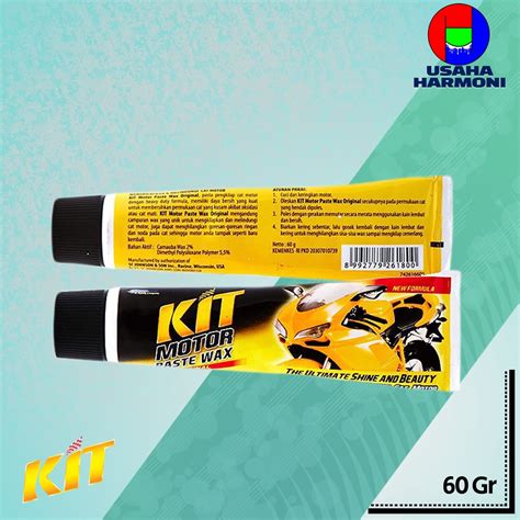 Jual Kit Motor Paste Wax Original Ukuran 60 Gram Shopee Indonesia