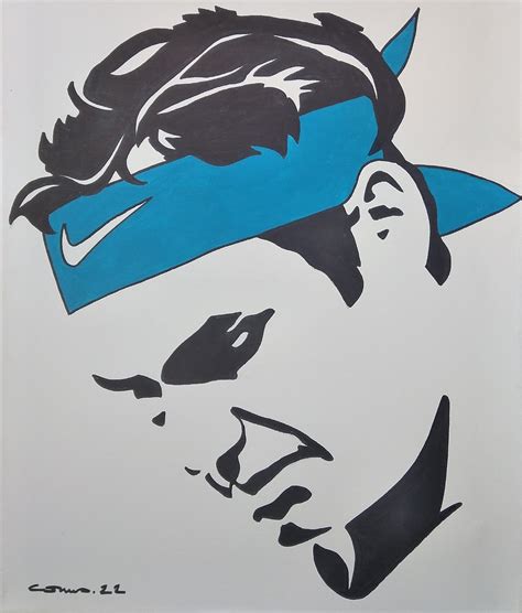Peinture Federer